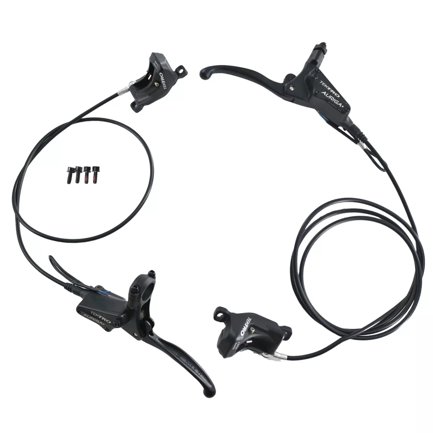 TEKTRO Auriga+ HD-E740 E-Bike Disc Brake 4-Piston Caliper w/ Sensor ...
