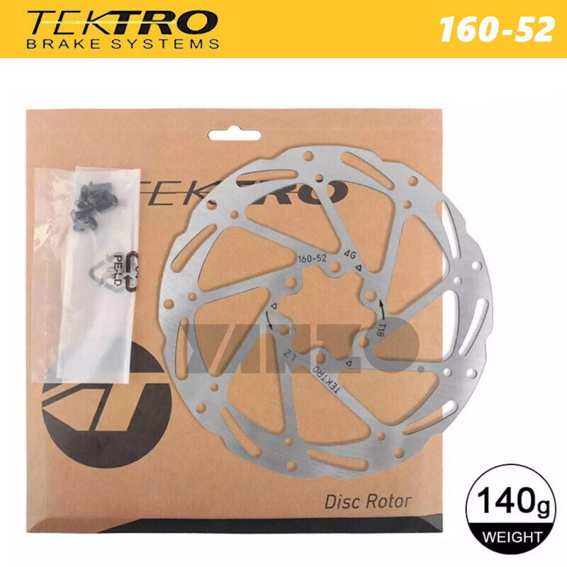 TEKTRO Bike Disc Brake Rotor TR160/180 6 Bolt with Bolts Included US ...