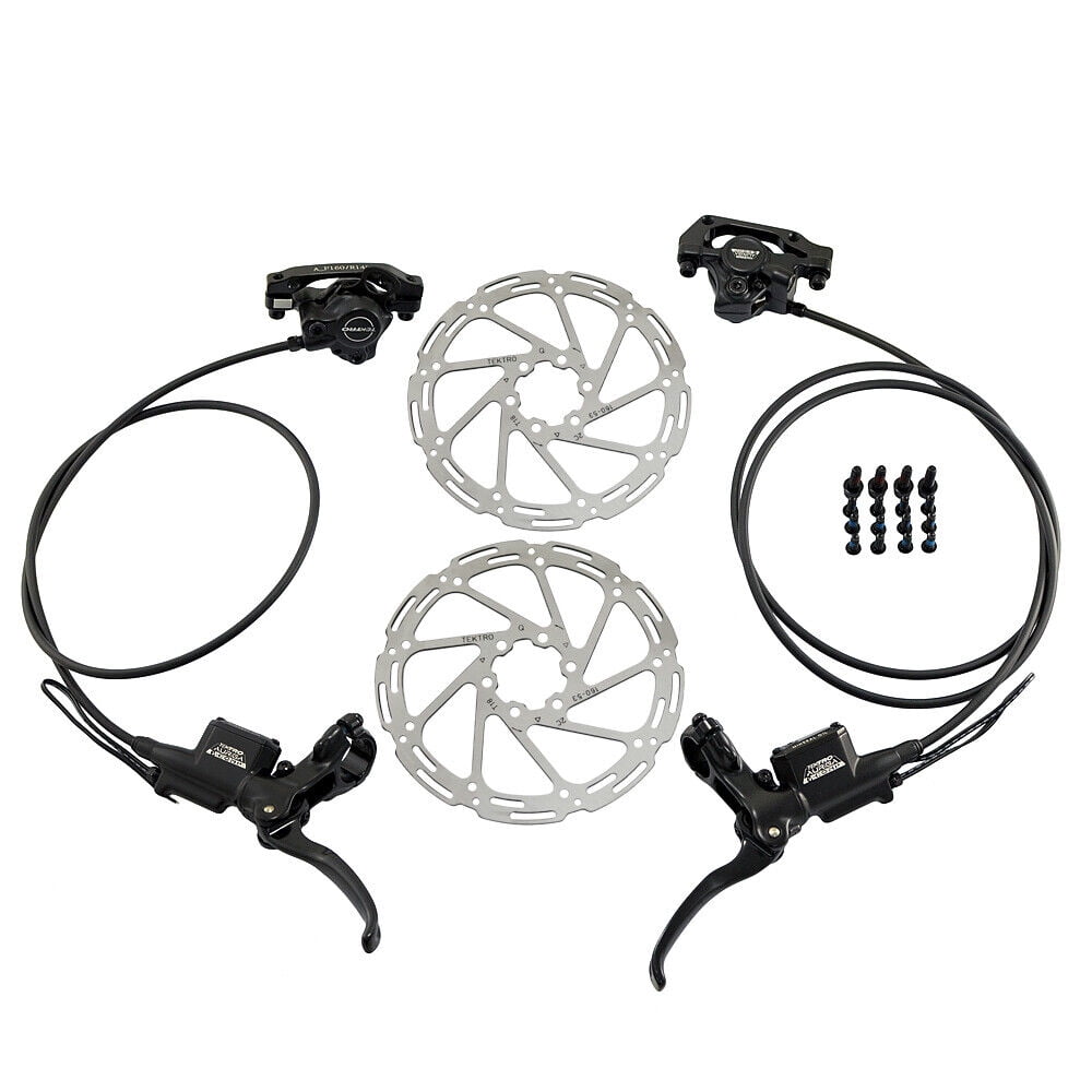 TEKTRO Hydraulic Disc Brake, Dual Piston Caliper, Sensor Control, 160mm ...