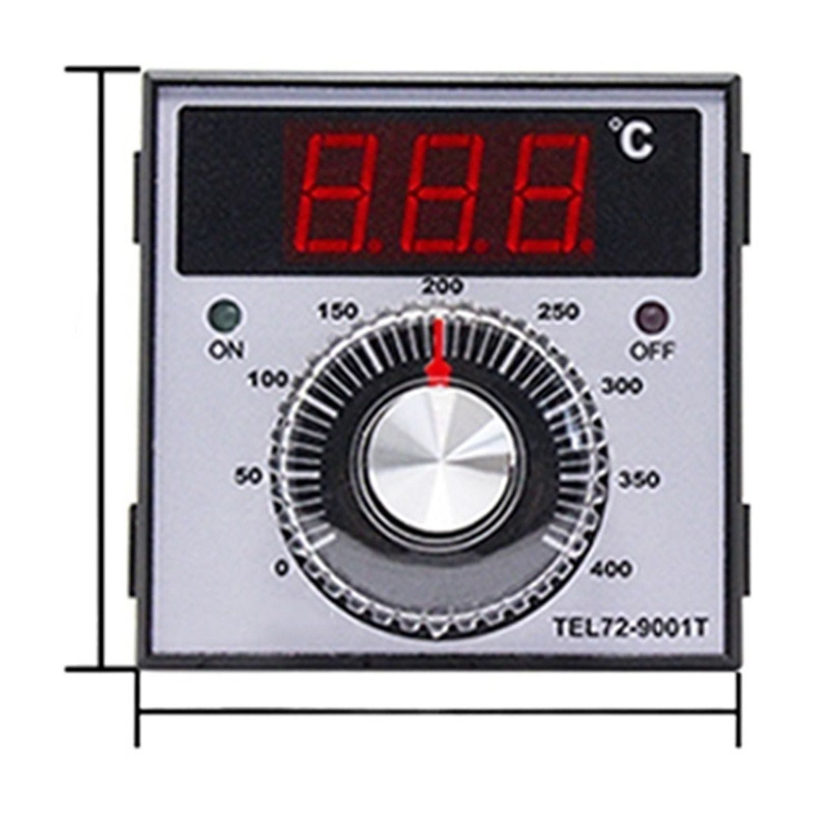 TEL72 TEL96 Digital Oven Temperature Controller, Knob Thermostat 400 Degree 96x96mm 72x72mm ...