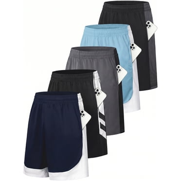 SMNDY Men's Athletic Shorts Mesh Workout Gym Activewear Basketball ...