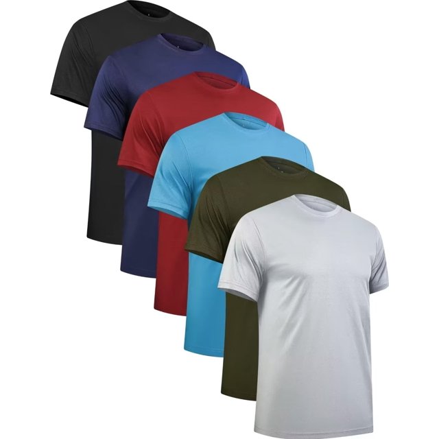 TELALEO Men's Workout Shirts Athletic Active Moisture Wicking Tops Quick Dry Performance T ...