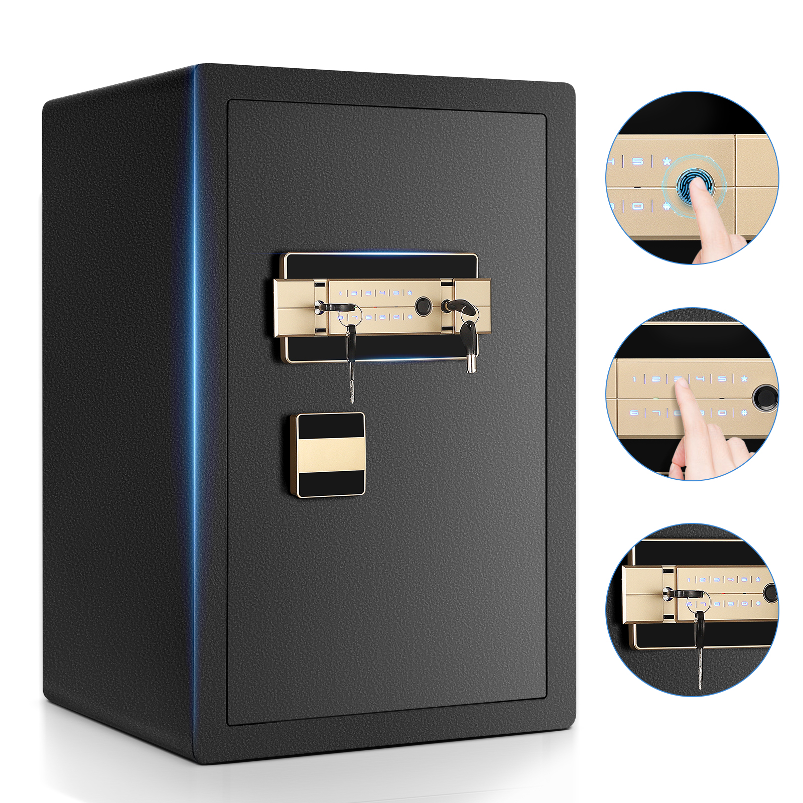SentrySafe DS-1 Portable Security Safe with Key Lock, 0.04 cu. ft ...