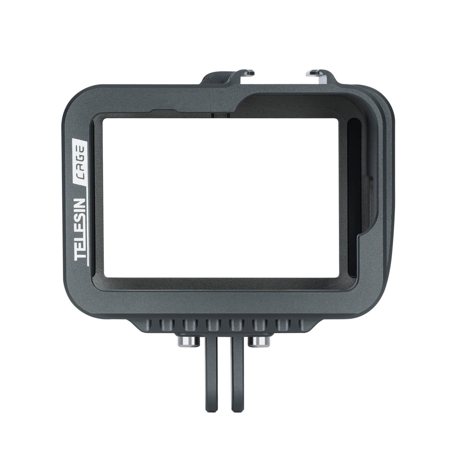 TELESIN Aluminum Alloy Camera Cage with Double Cold Shoes Mount ...