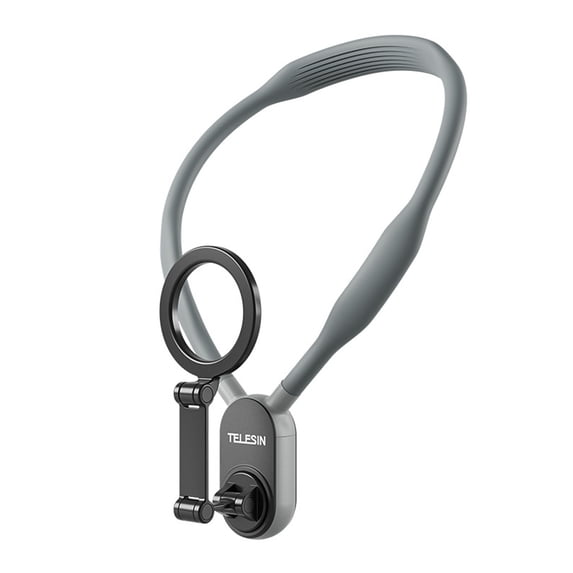 TELESIN Neck Phone Holder Magnetic Mount with Adjustable Strap ...