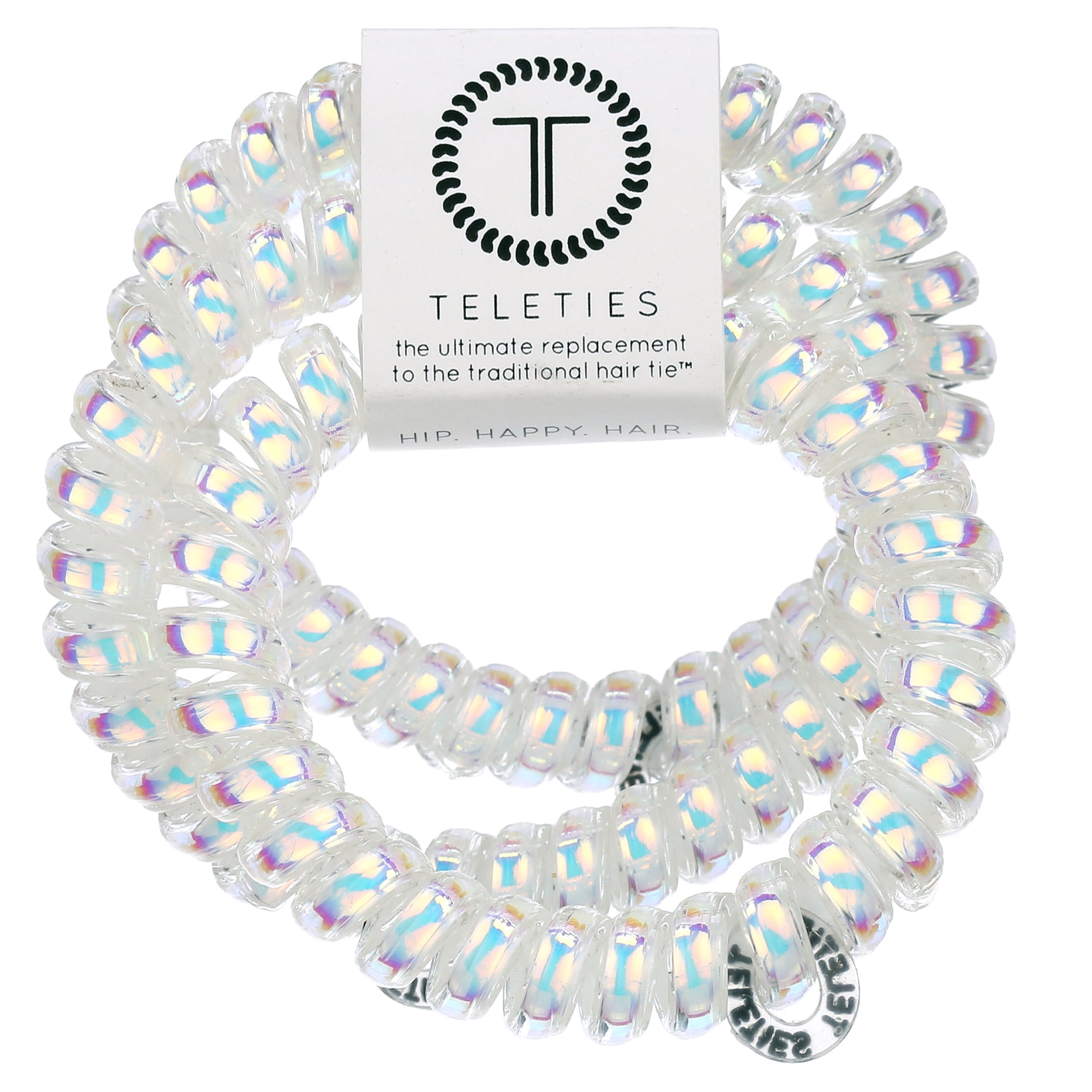 TELETIES Small Hair Ties, Peppermint - Walmart.com