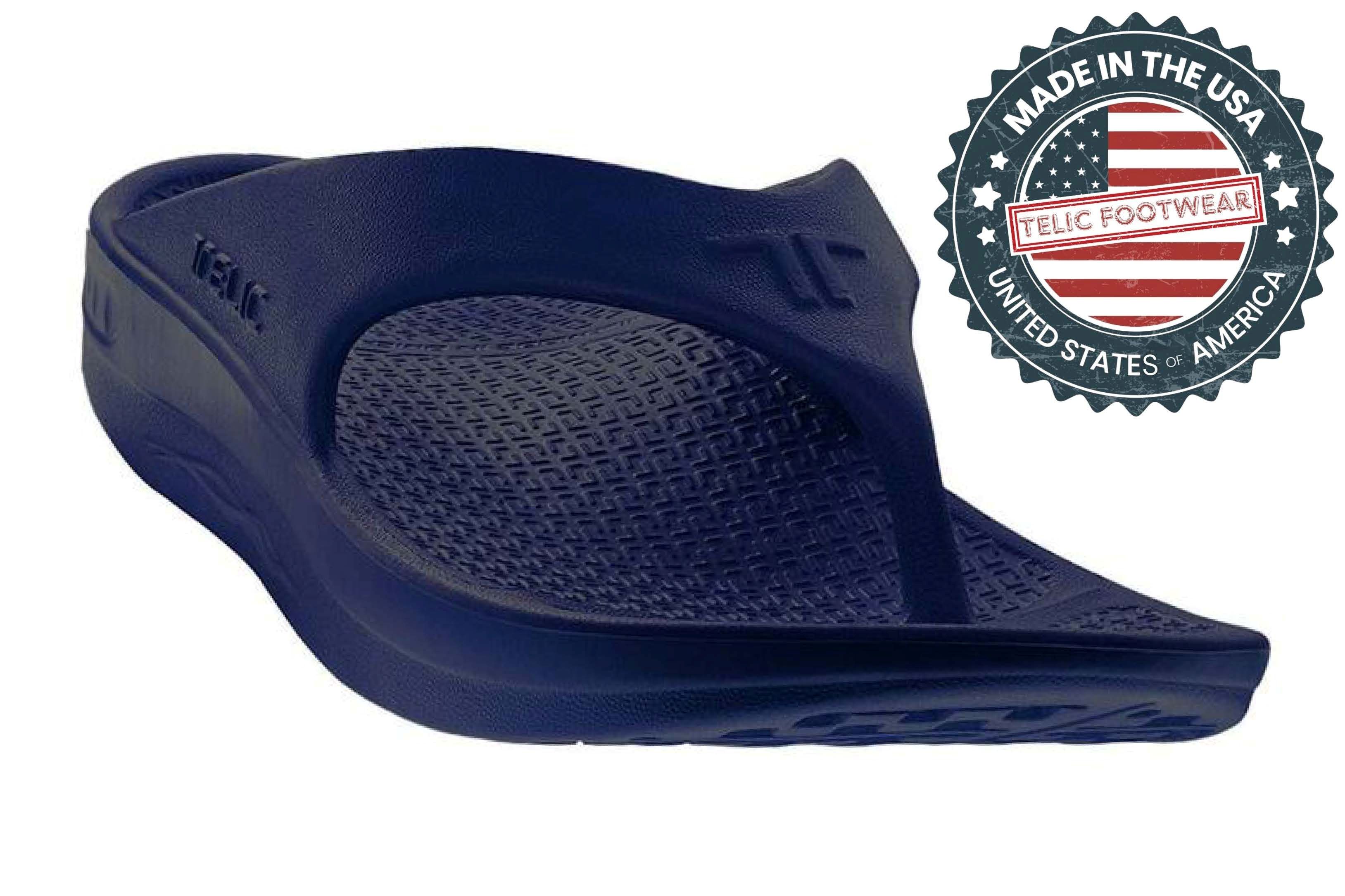 TELIC Flip Flop Made In The USA Sandal Lightweight Waterproof in Deep ...