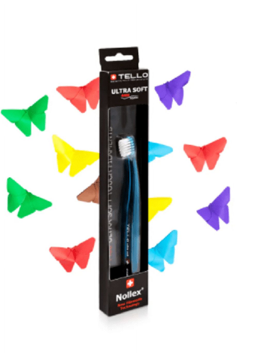 TELLO children's toothbrush Ultra Soft suitable for children from 6 ...