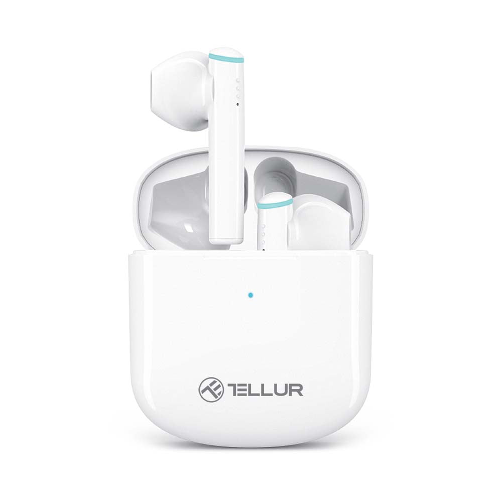 TELLUR Aura Bluetooth Headphones with Charging Case, Microphone with ...