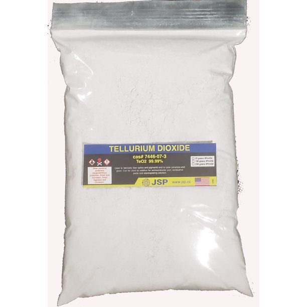 TELLURIUM DIOXIDE 25 grams - Walmart Business Supplies