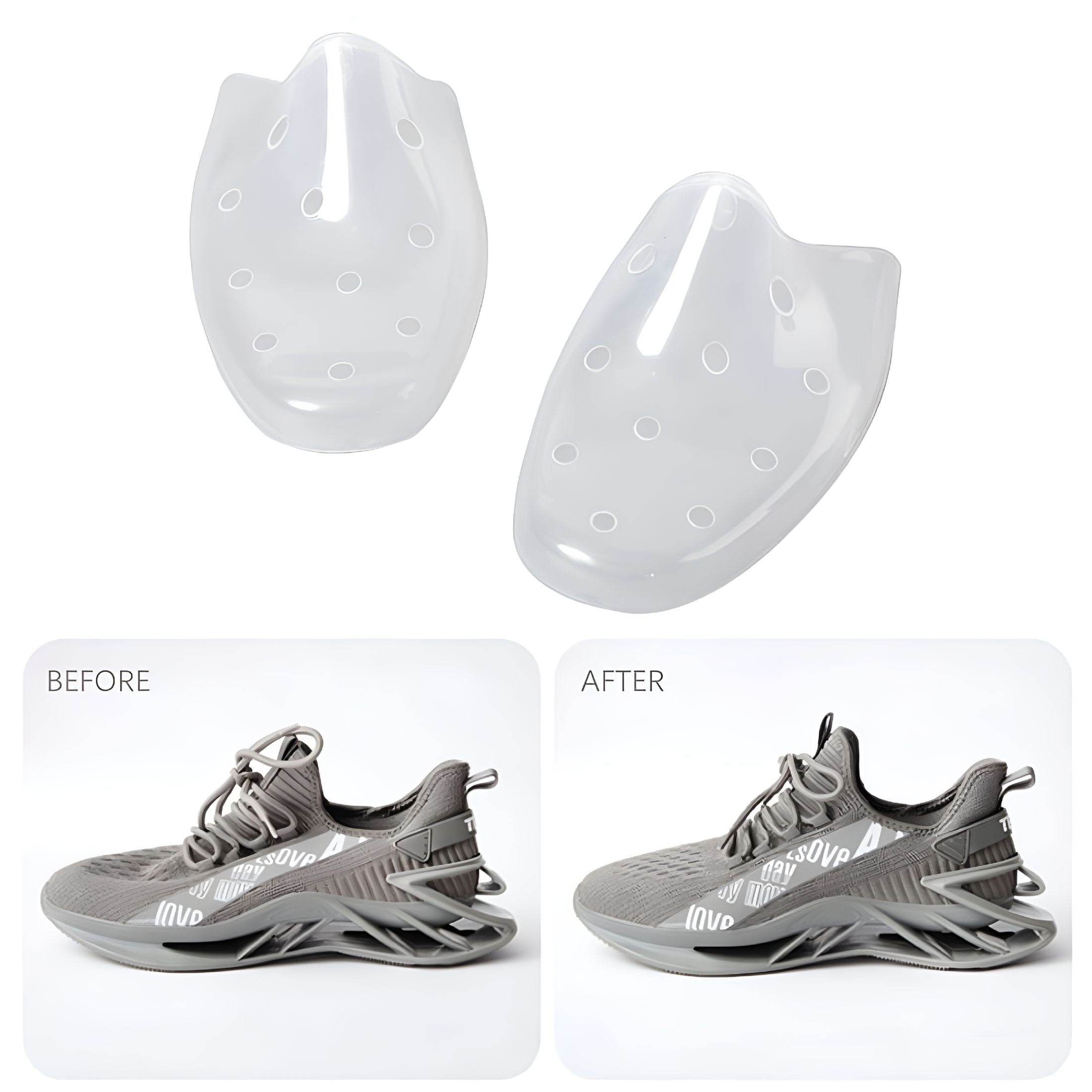 TELOLY 1 Pair Expander Shaper Toe Cap Support Shoe Anti Crease ...