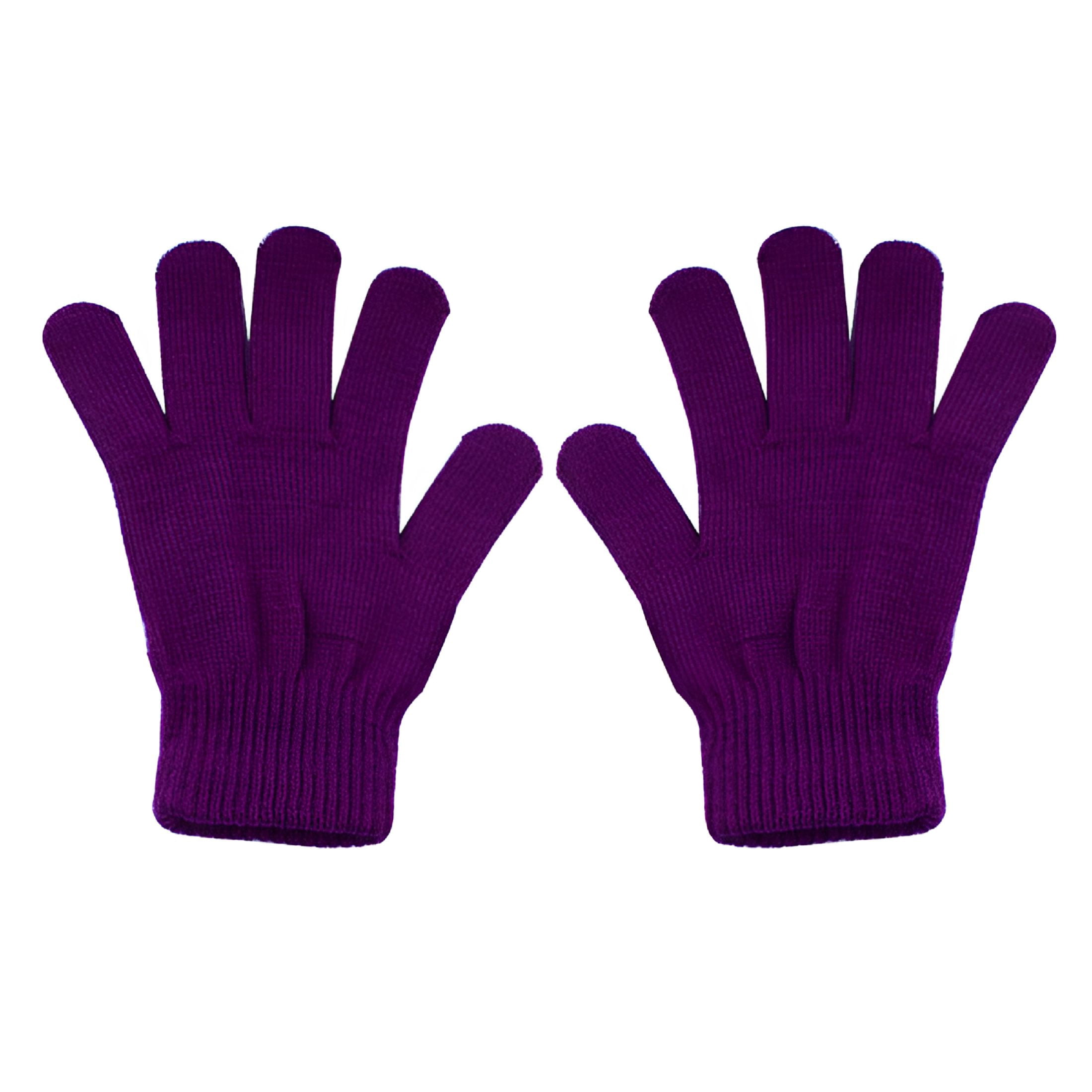 TELOLY 2026 New 1 Pair Winter Magic Gloves Warm Stretchy Knit Gloves ...