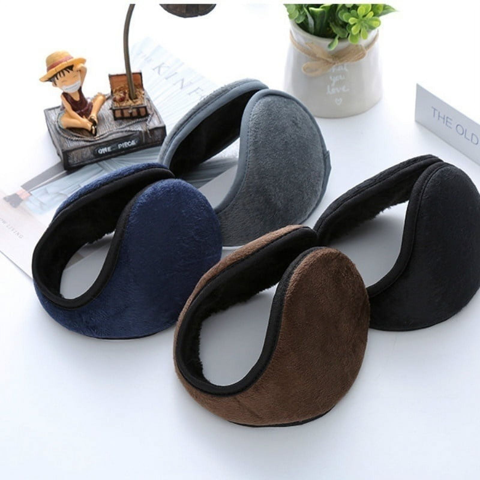 TELOLY 1 pcs 5 Color warm plush cloth Ear Muffs Winter Ear warmers Mens ...