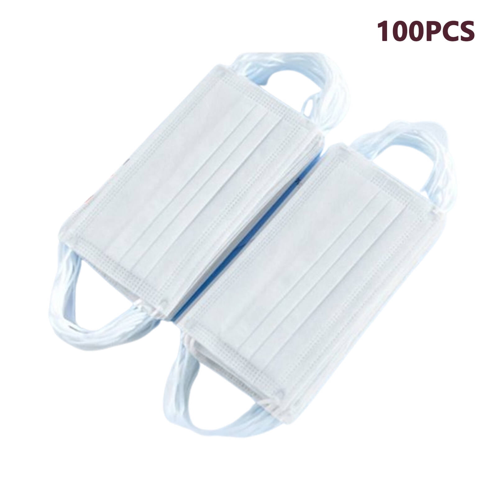 TELOLY 100Pcs Masks Disposable,Ideal for Daily Use,Adjustable Ear Loops ...