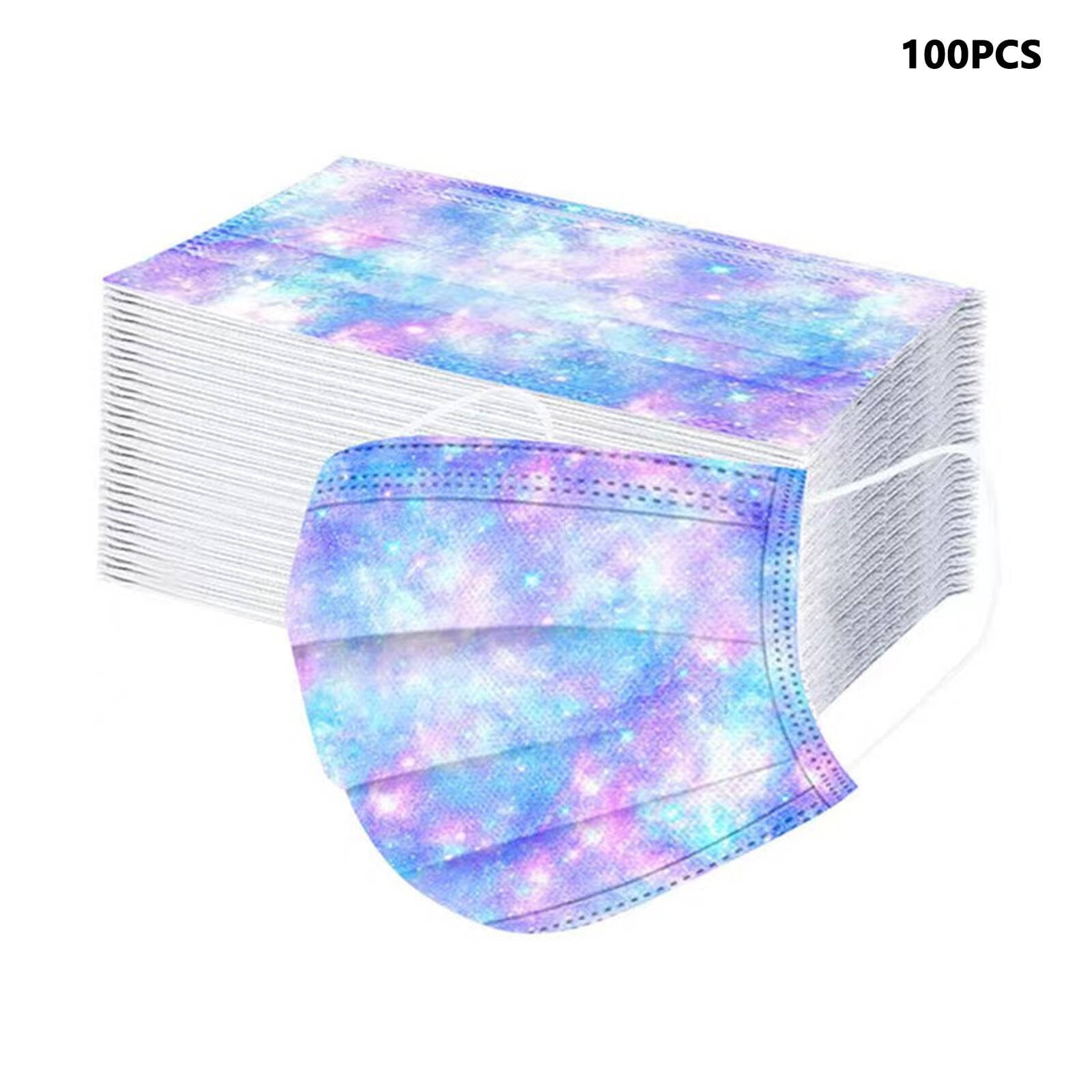 TELOLY 100Pcs Masks Disposable,Public Health Masks Disposable,Wide ...