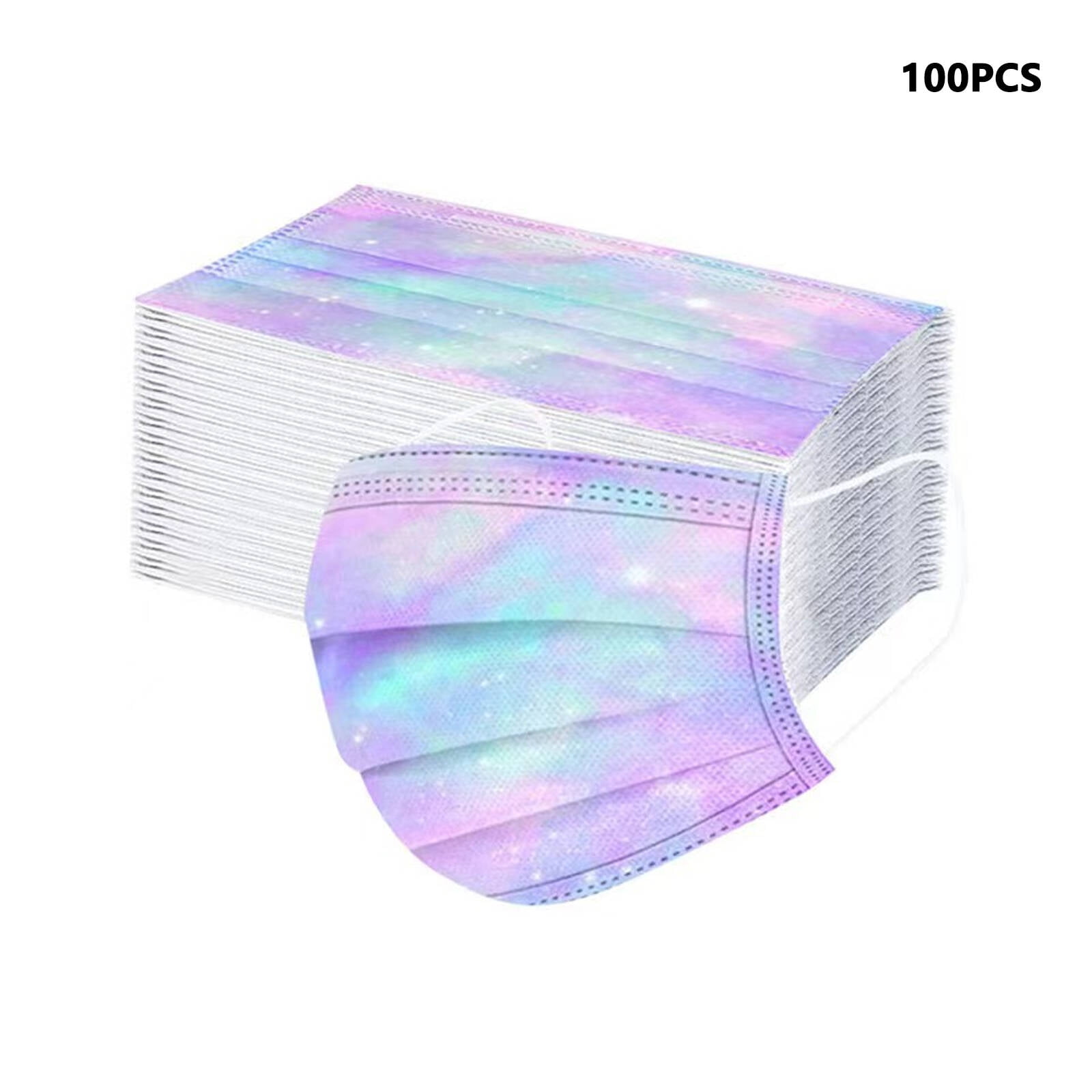 TELOLY 100Pcs Masks Disposable,Safe Mask Masks Disposable,Convenient ...