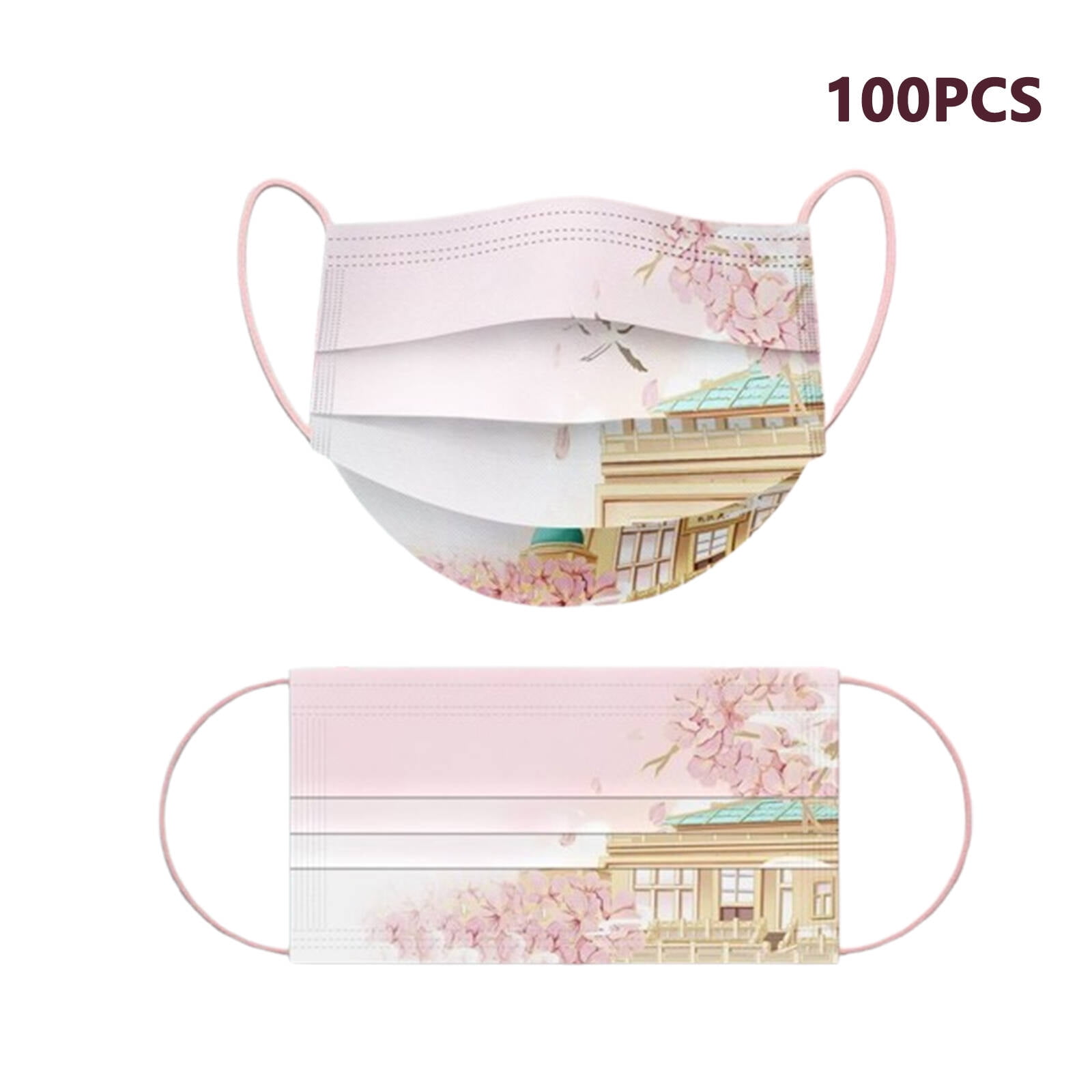 TELOLY 100Pcs Masks Disposable,Safety and Environmentally Friendly ...