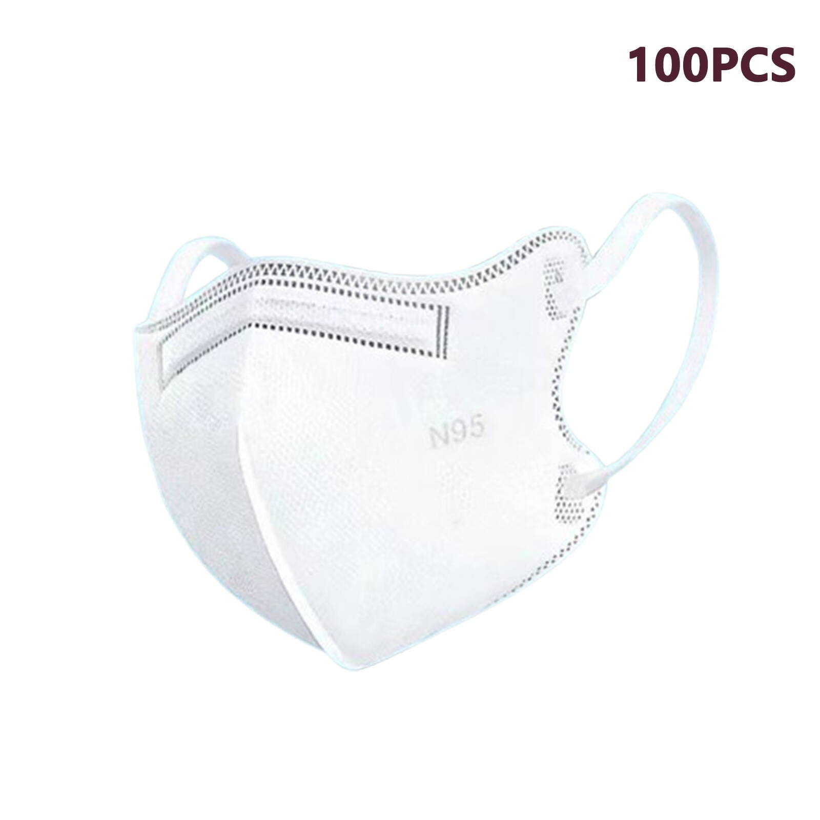 TELOLY 100Pcs KN95 Masks for Adults KN95 Protection Level KN95 Masks Contaminants Face Masks ...