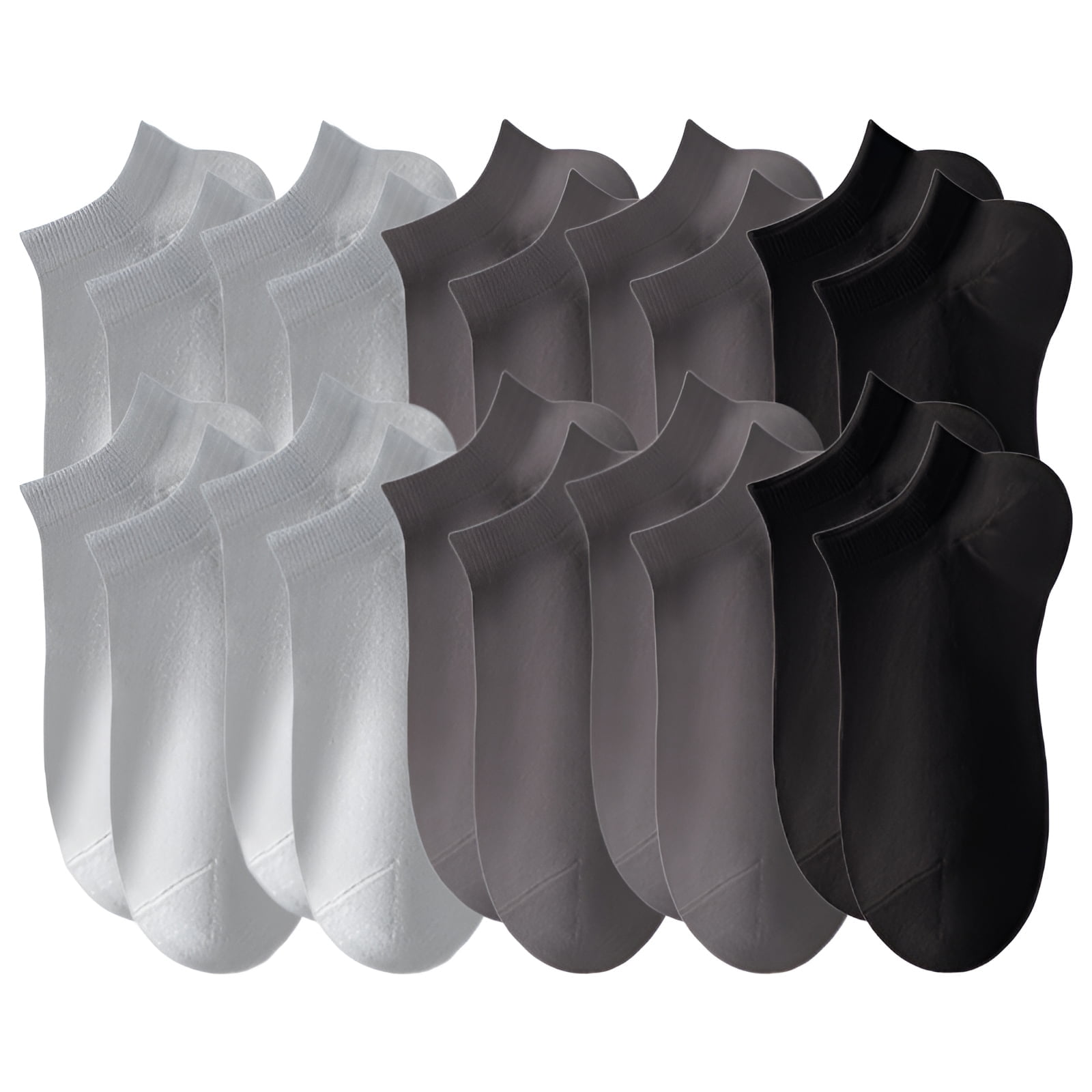 TELOLY 10Pairs Mens Ankle Socks,Fast Air Circulation Mens Athletic ...