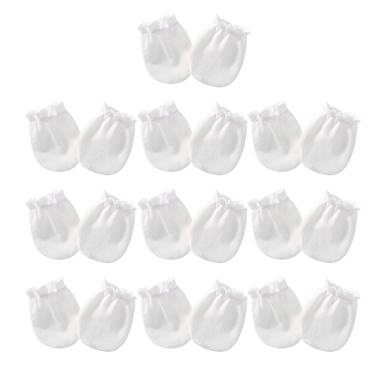 TELOLY 10Pcs Baby Mittens,Soft Combed Cotton Baby Mittens,Anti-Scratch ...