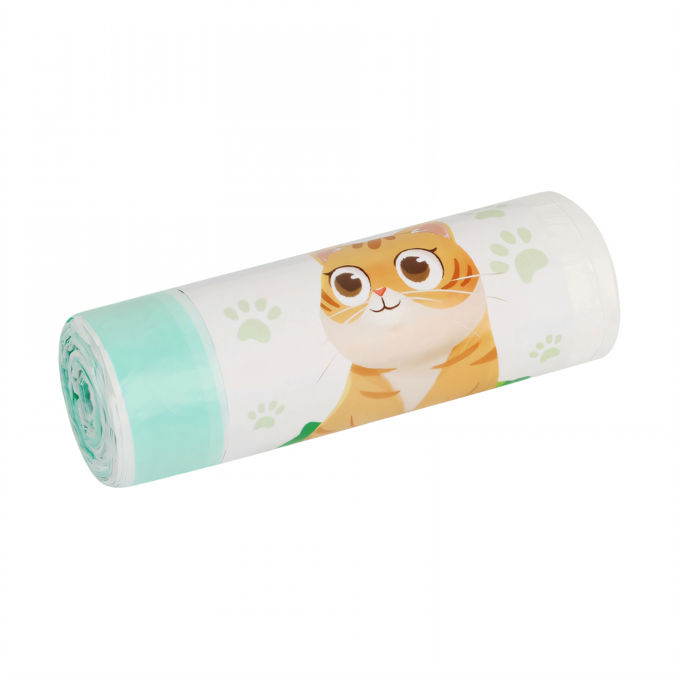 TELOLY 10Pcs Cat Litter Bags,Temperature Resistance Cat Poop Bags,Self ...