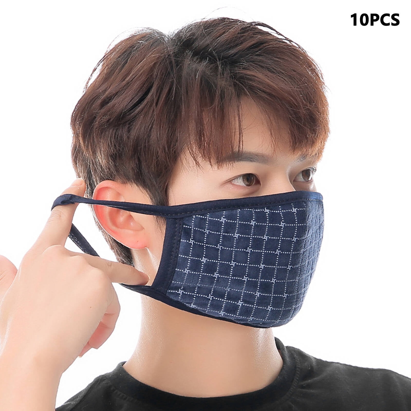 TELOLY 10Pcs Full Face Mask,Advanced Protection Design facemask ...