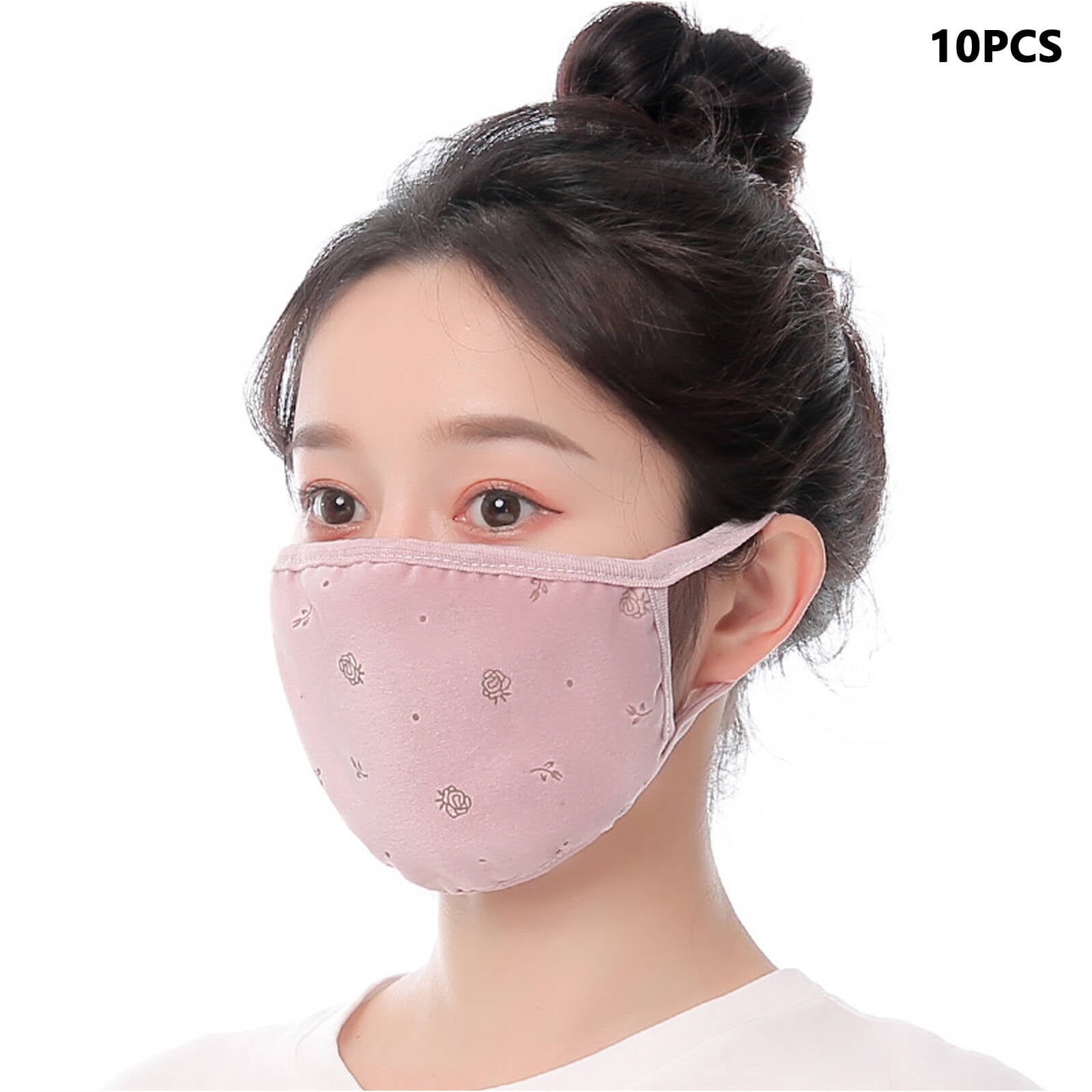 TELOLY 10Pcs Full Face Mask,Premium Protective Barrier facemask ...