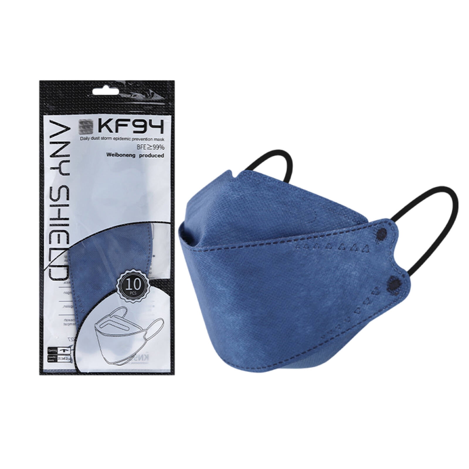 TELOLY 10Pcs Kn95 Face Masks,Efficient Filtration Face Masks ...