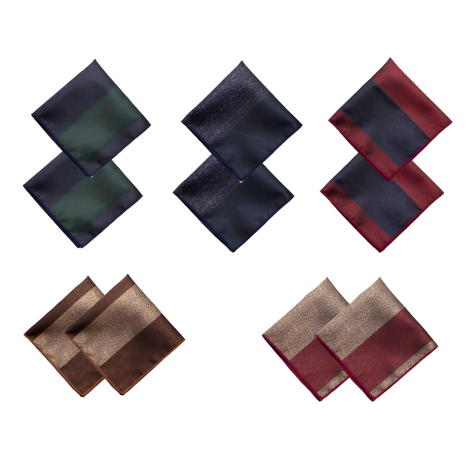 TELOLY 10Pcs Pocket Squares for Men,Shape Retention Pocket Squares for ...