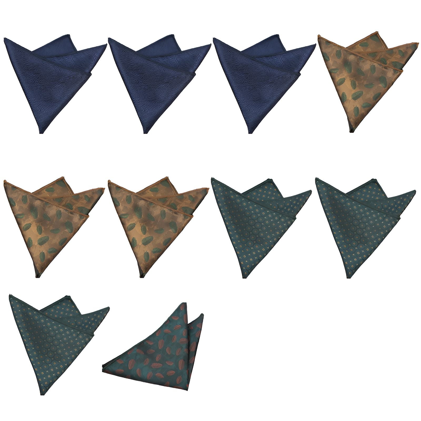 TELOLY 10Pcs Pocket Squares for Men,Timeless Design Pocket Squares for ...