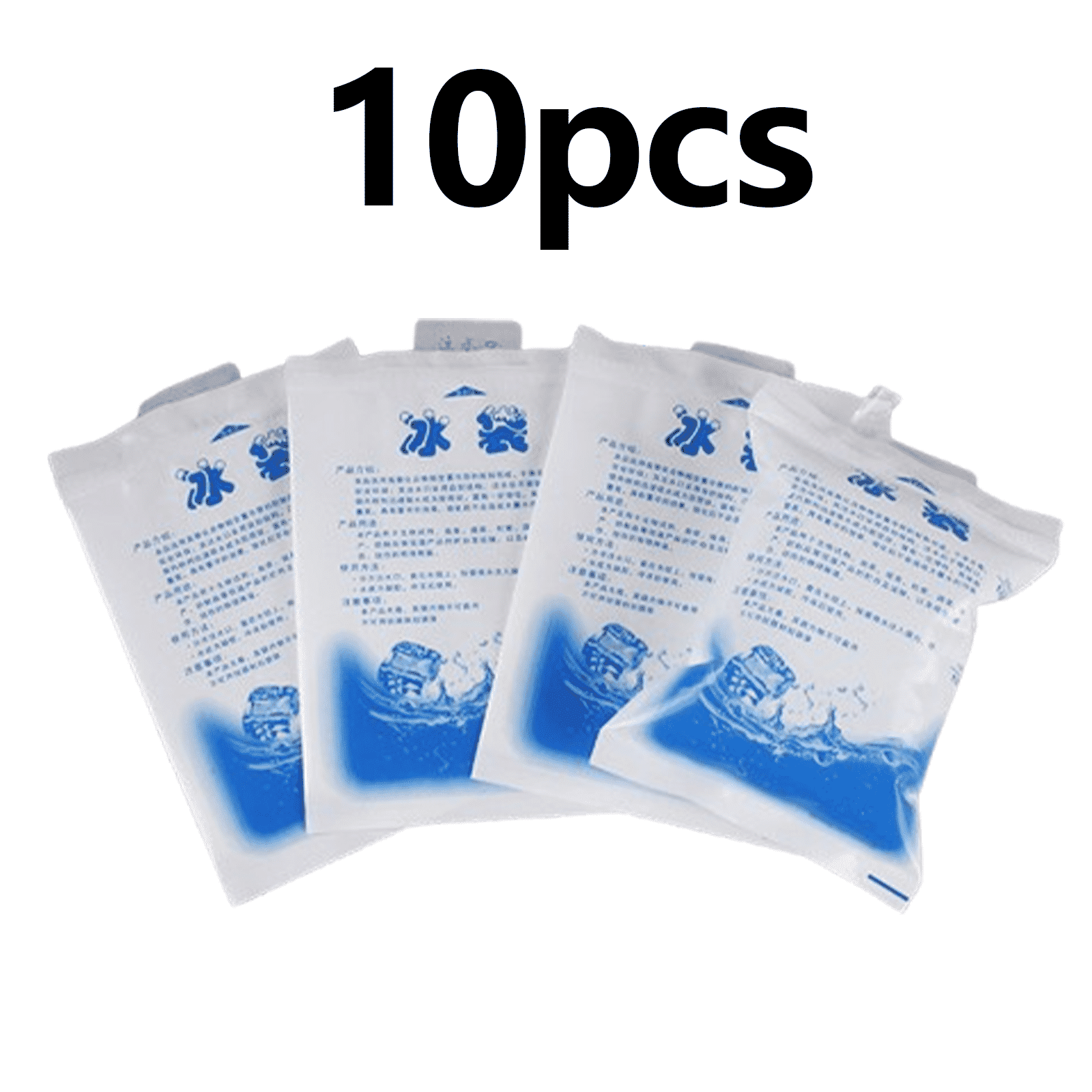 TELOLY 10Pcs Water Filled Ice Bag,Long Lasting Cold Retention Ice Pack ...