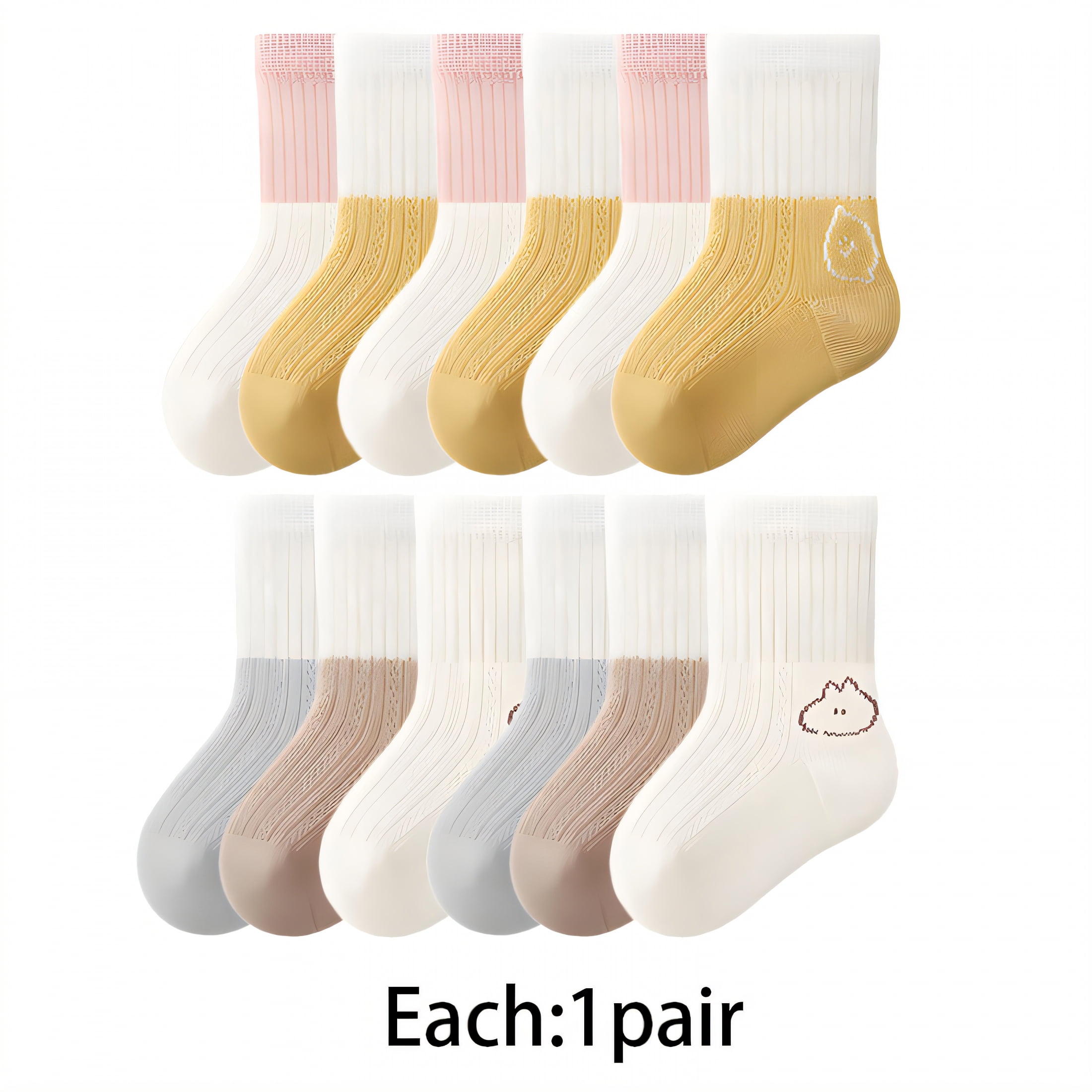 TELOLY 12Pack Toddler Socks,Finely Knitted to Ensure A Better Fit for ...