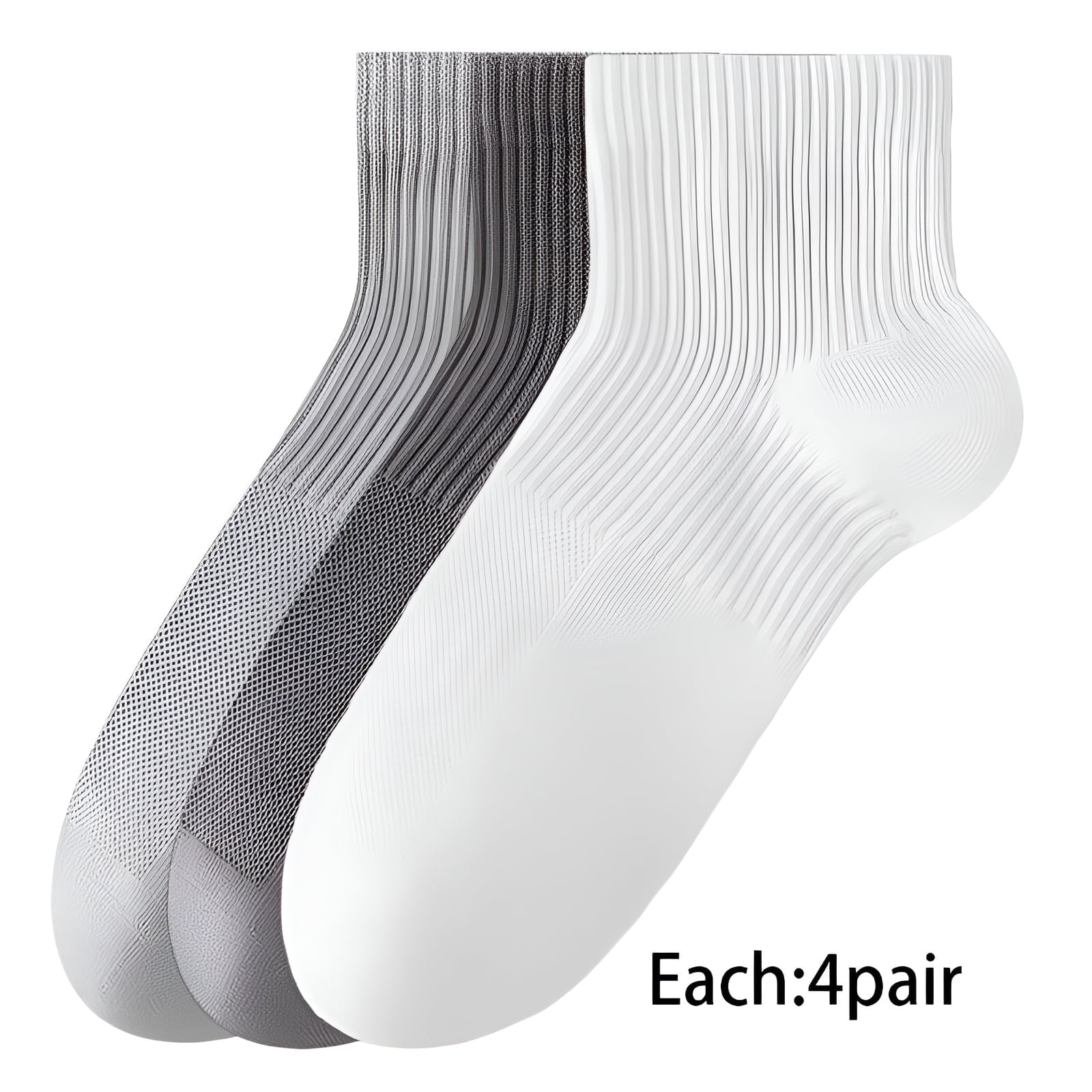 TELOLY 12Pairs Mens Ankle Socks9-13Mens Ankle Socks Size 9-11 Men's ...
