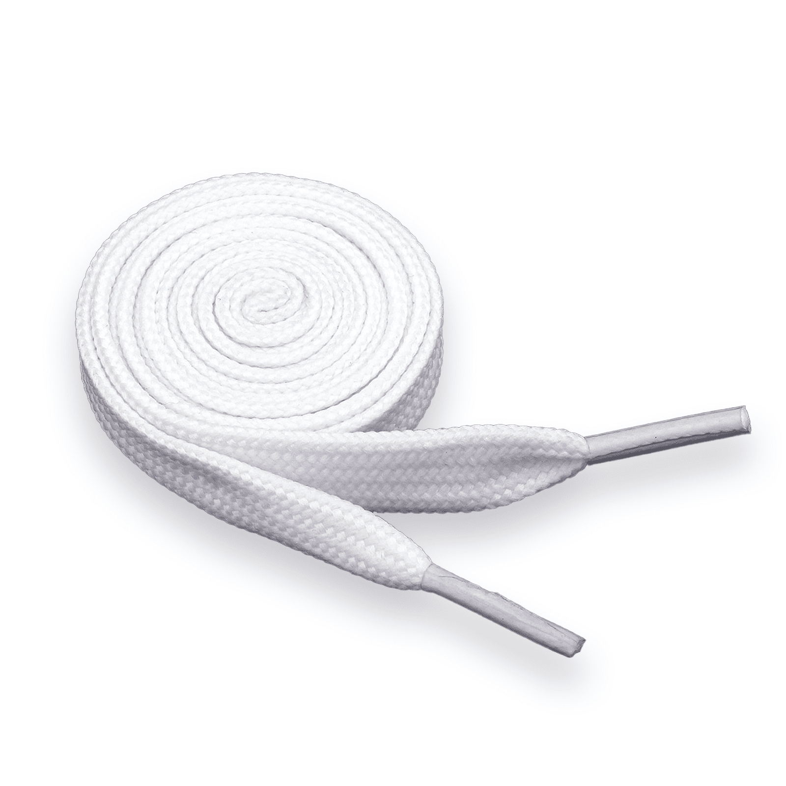 TELOLY 2 Pair Shoe Laces,8mm Wide Durable White Shoe Laces,Versatile ...