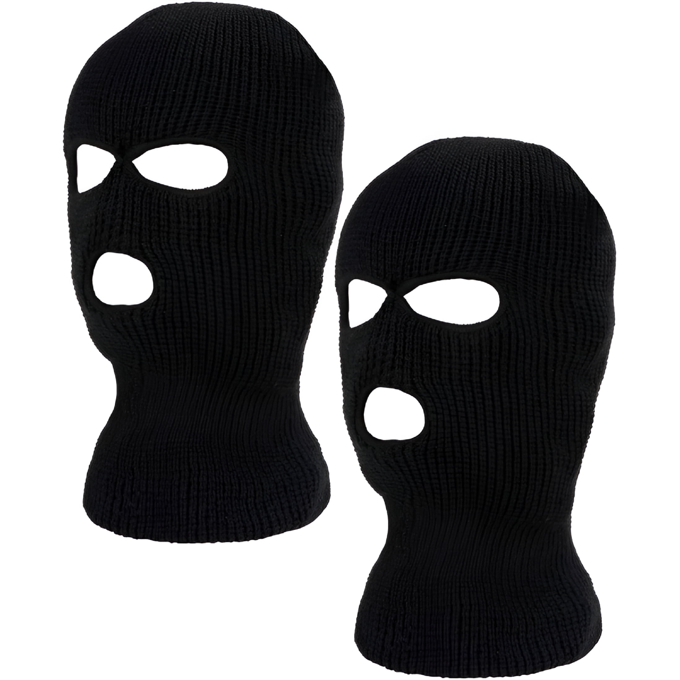 TELOLY 2 Pcs Kids 3-Hole Ski Mask Children Knitted Full Face Mask ...
