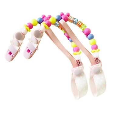 Food Grade Silicone Pacifier Chain - No Sharp Edges - Baby Infant ...