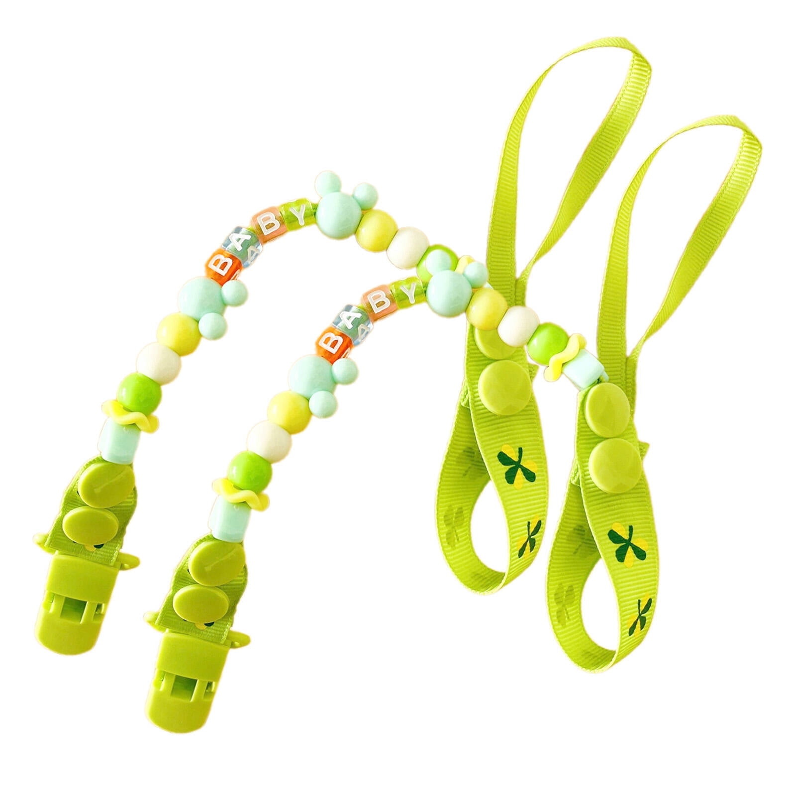 TELOLY 2 Pcs Pacifier Clip Easy to Clean Design Pacifier Case Easy to ...