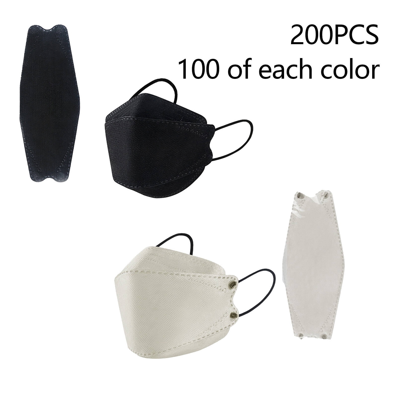 TELOLY 200Pcs Face Masks,Strong Protection N95 Masks for Adults,Rapid ...