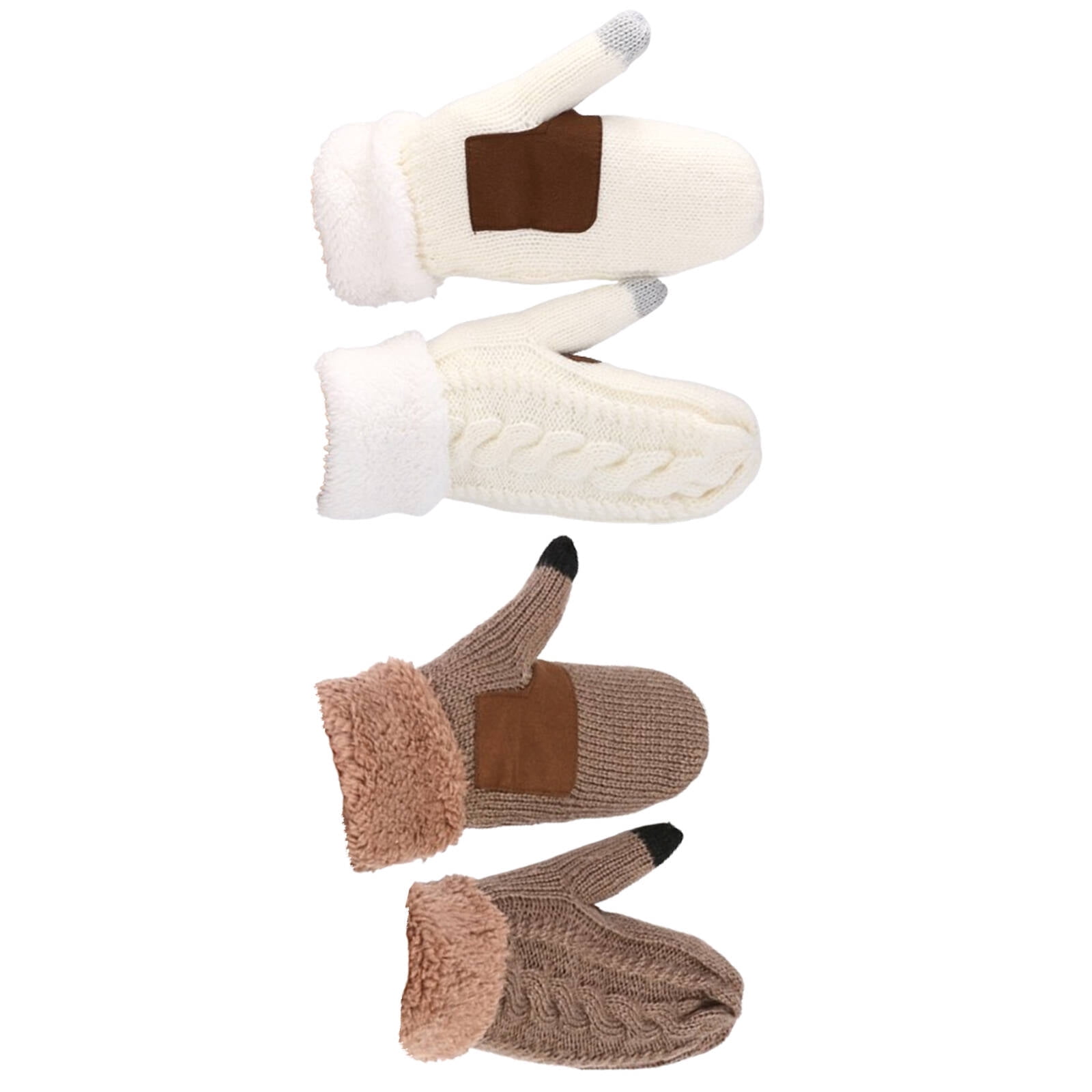 TELOLY 2026 New 2Pairs Gloves Resist Cold Winds Winter Gloves Enhanced ...