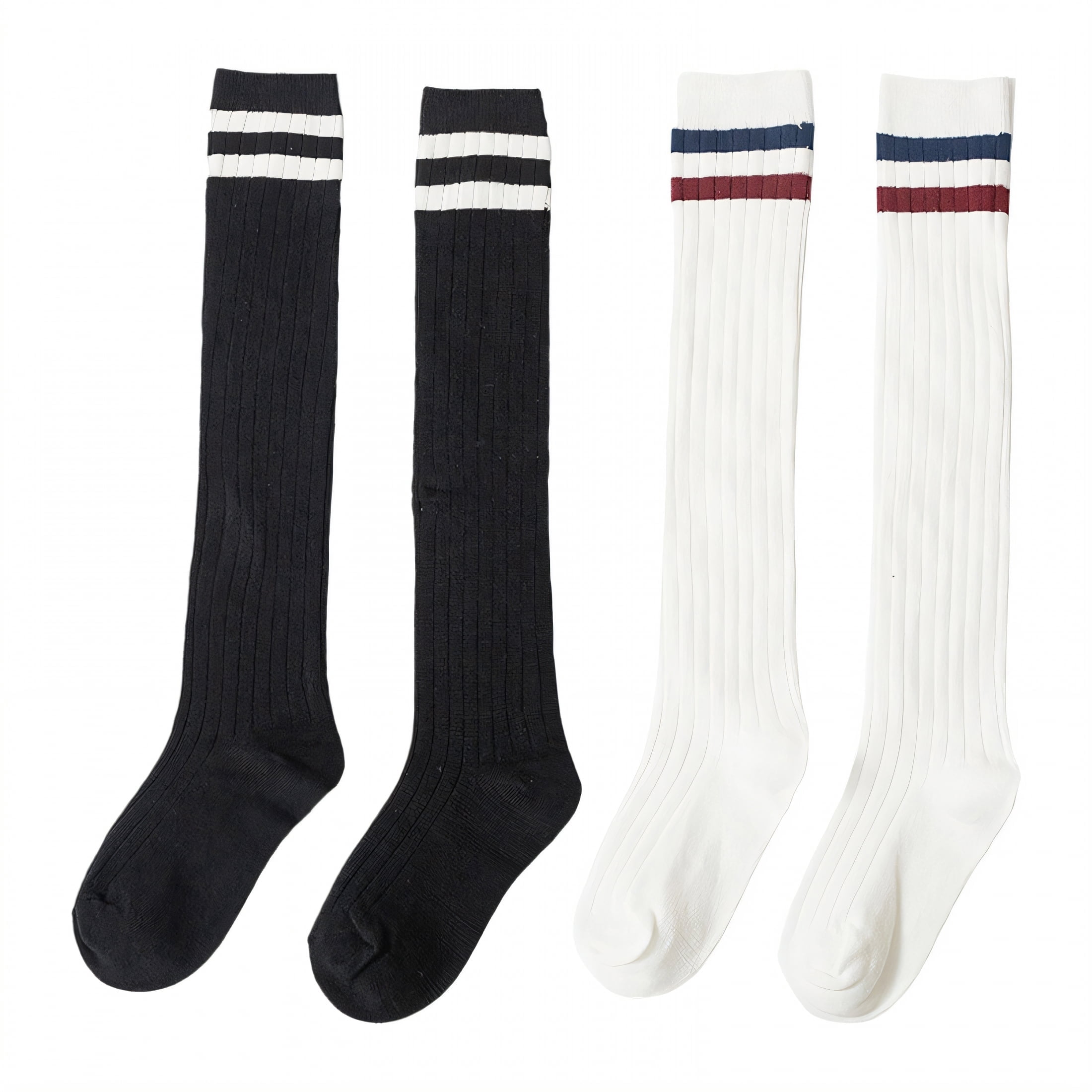 TELOLY 2026 New 2Pairs Knee High Socks for Women Lightweight Seasonal ...