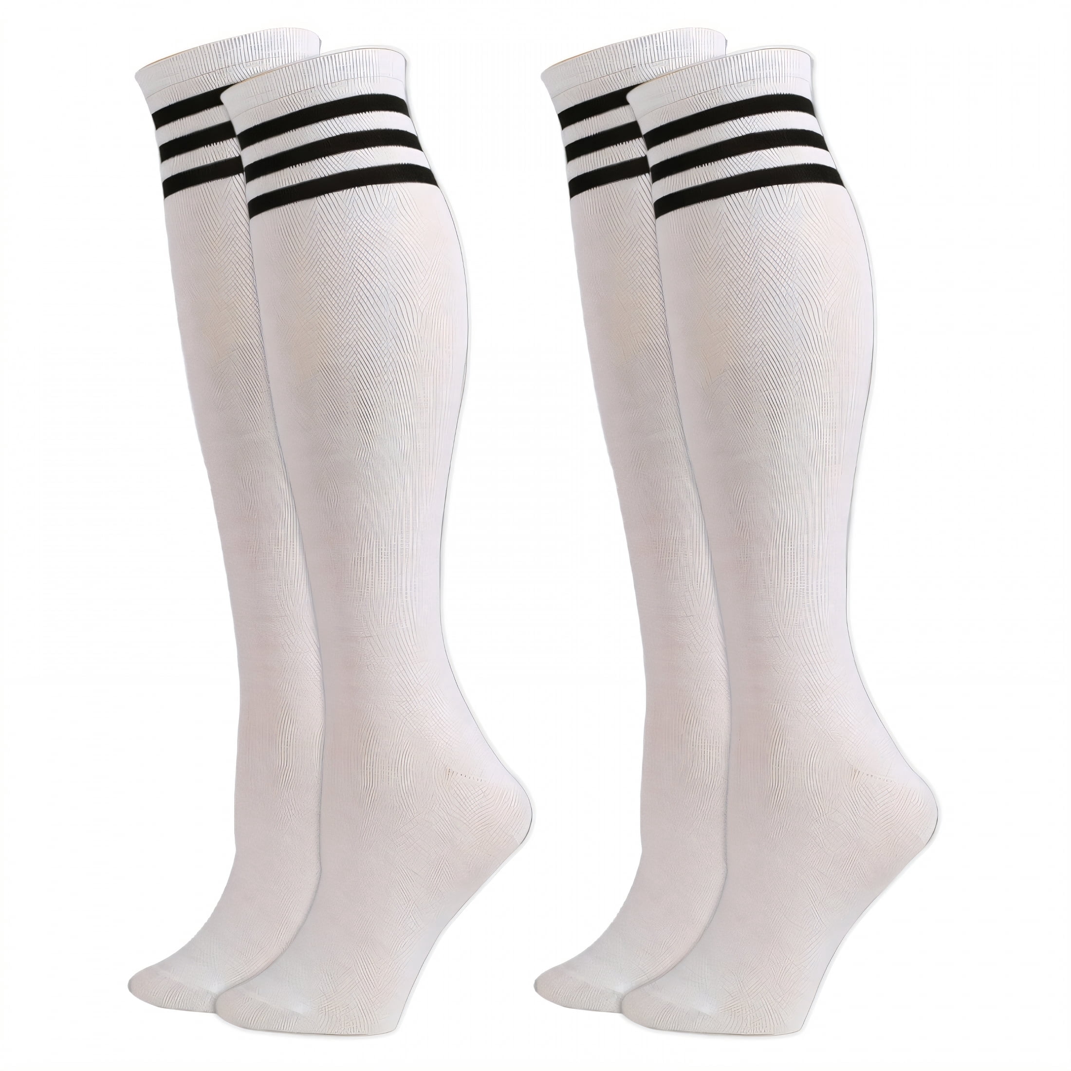 TELOLY 2026 New 2Pairs Thigh High Socks,Mid Calf Women'S Socks Thigh ...
