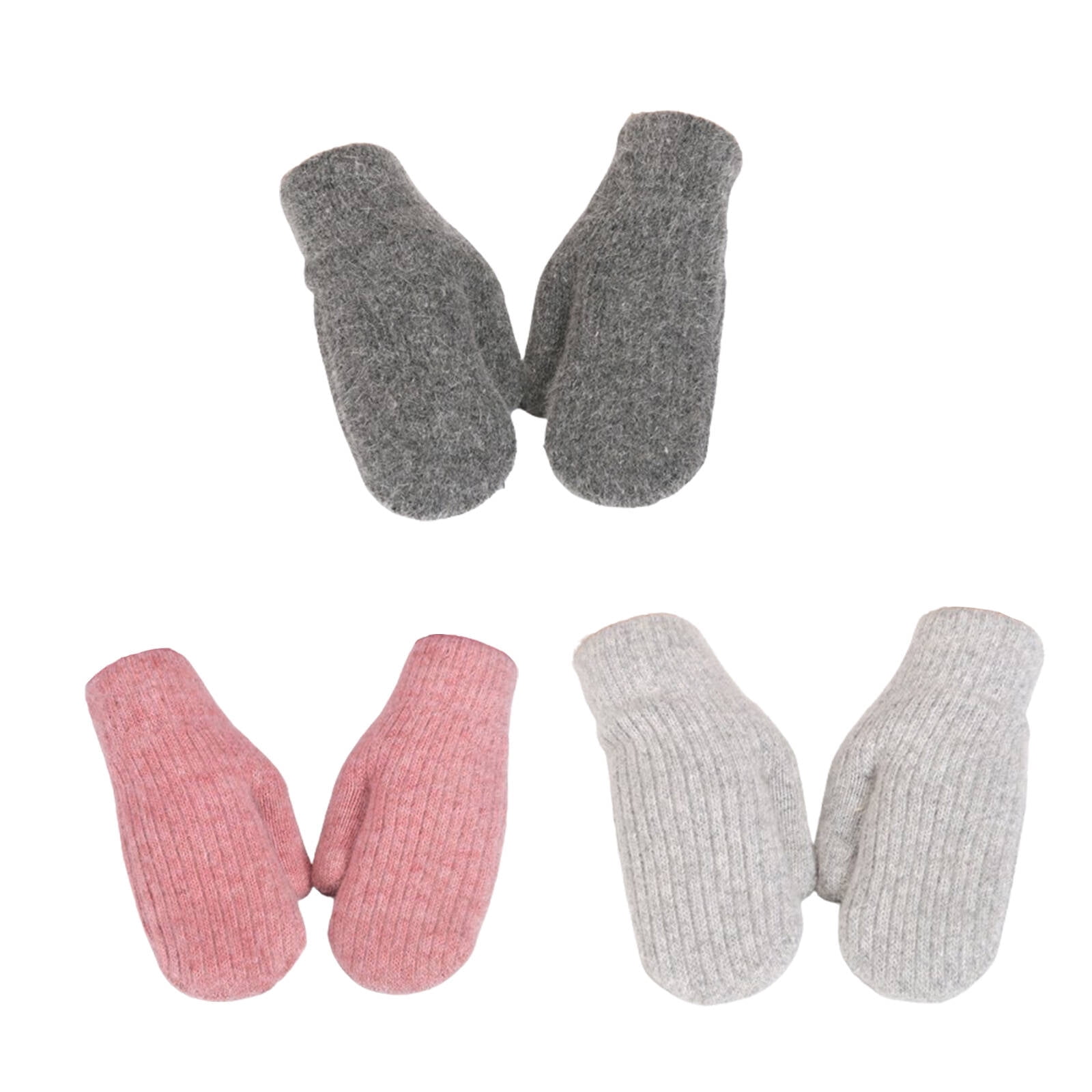 TELOLY 2026 New 3Pairs Gloves Flexible Finger Movement Winter Gloves ...
