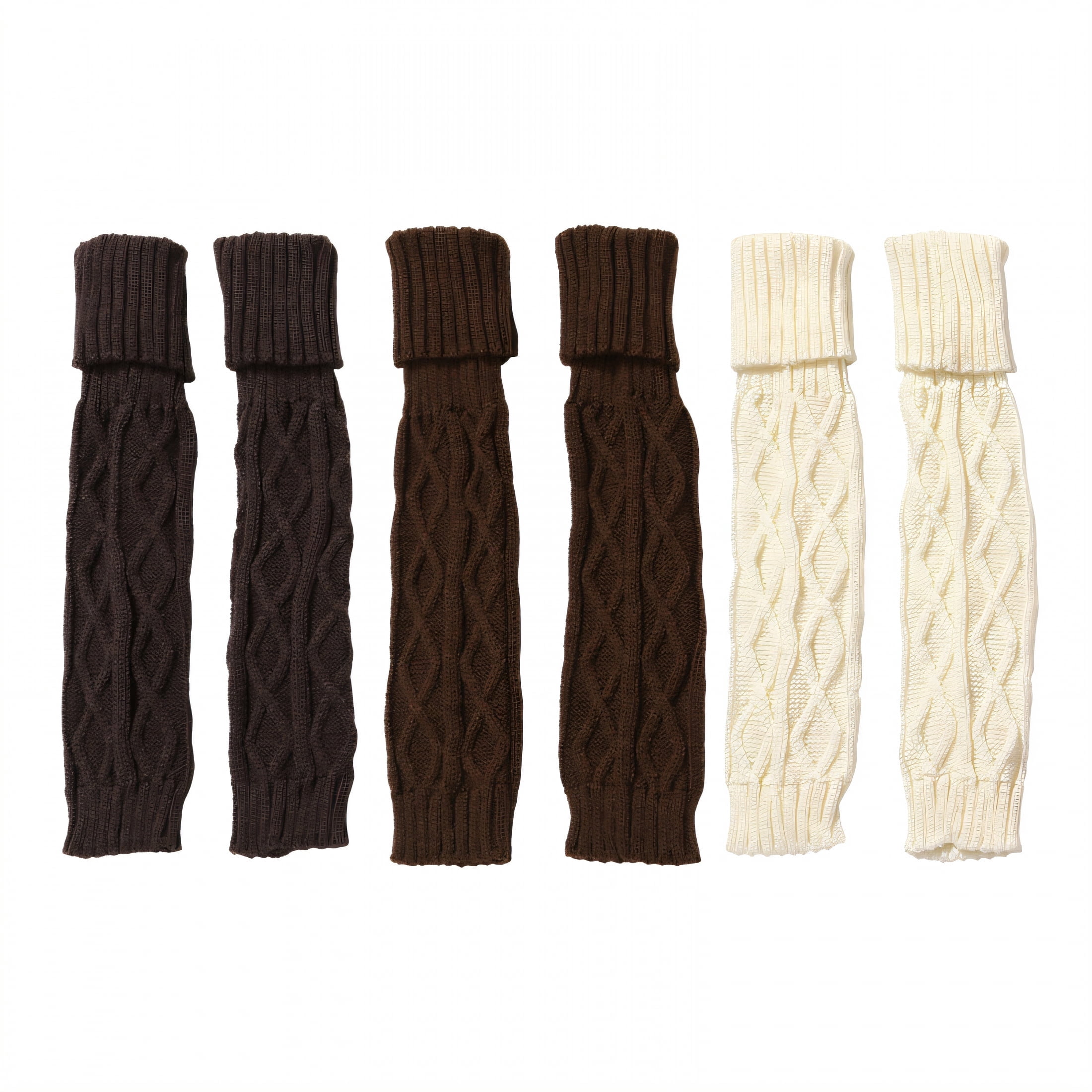 TELOLY 2026 New 3Pairs Leg Warmers for Women Winter,Wool Knit Warm Leg ...