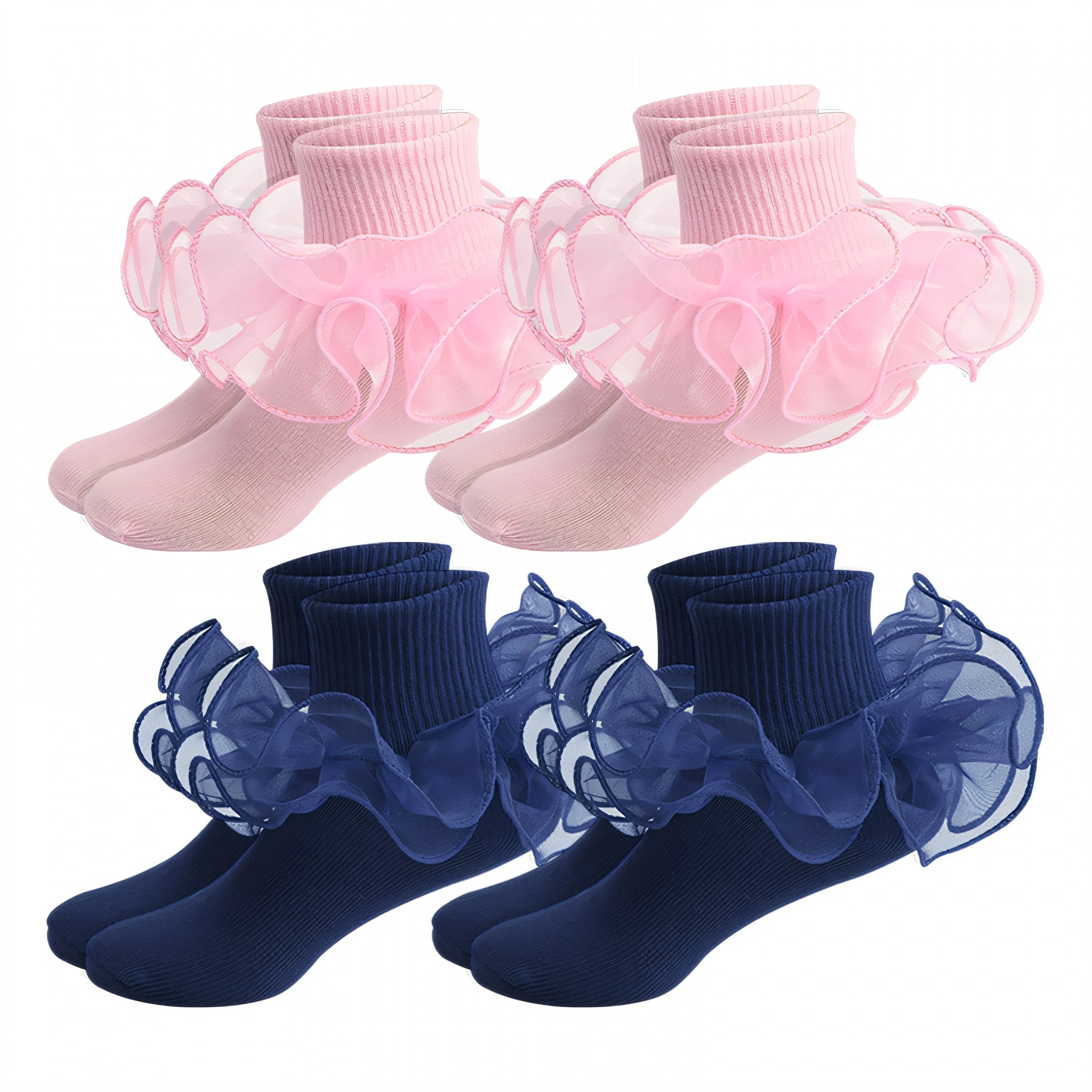 TELOLY 2026 New 4Pairs Kids Socks for School Party Daily Wear 6 8 Years ...