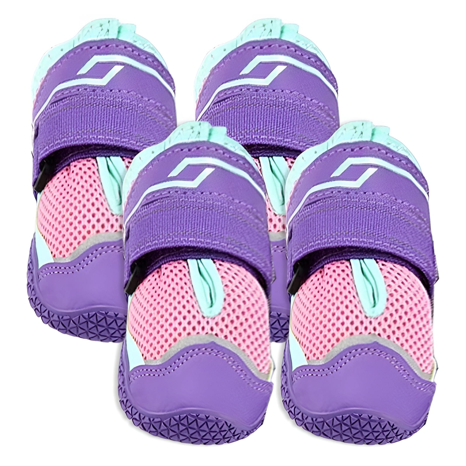 TELOLY 2026 New 4Pcs Dog Shoes Rubber Dog Booties and Paw Protectors ...