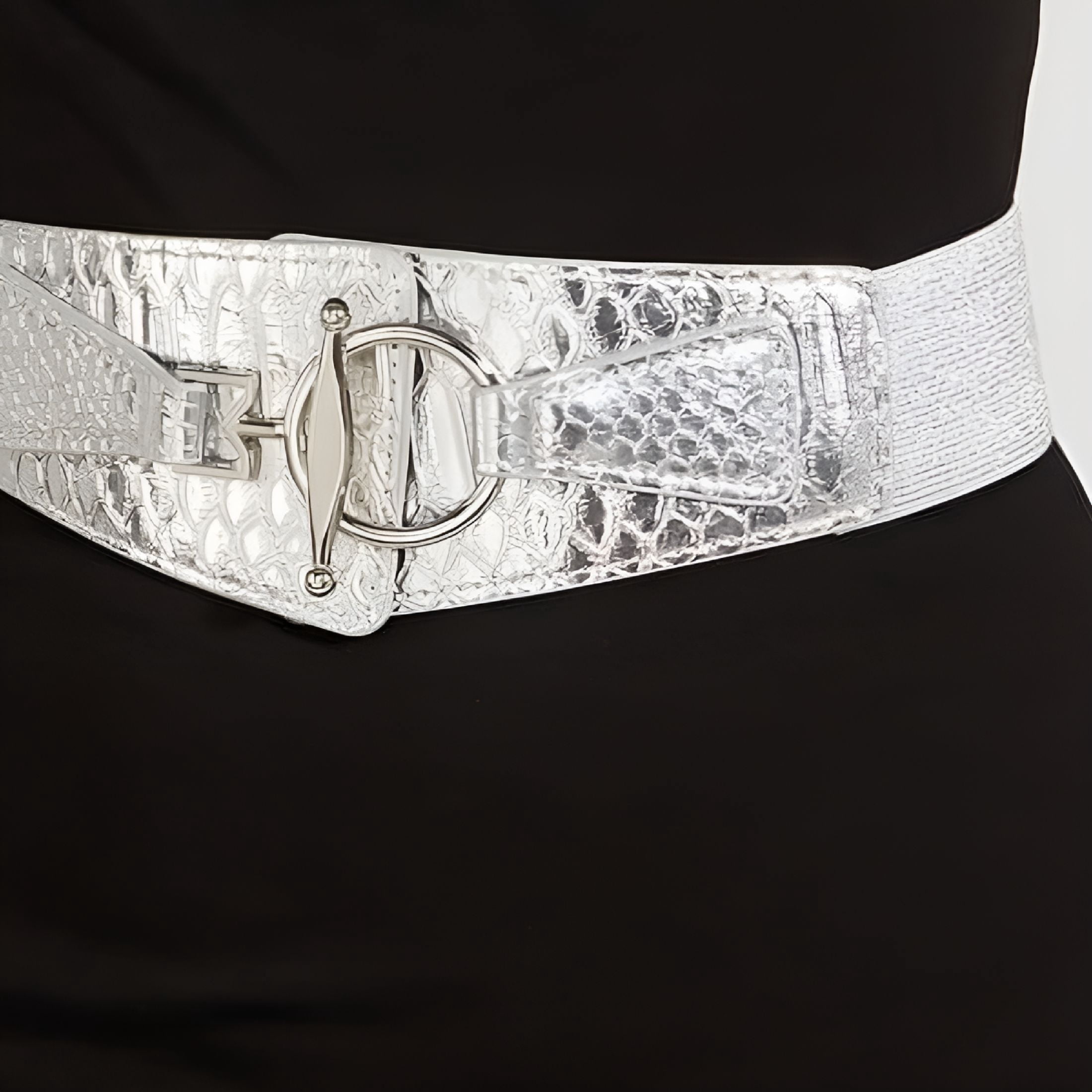 TELOLY 2026 New Elastic Metal Waist Belts for Dresses Silver Gold Color ...