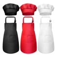 TELOLY 2026 New Kid'S Apron with Chef Hat Set (3 Sets),Children’S Bib ...