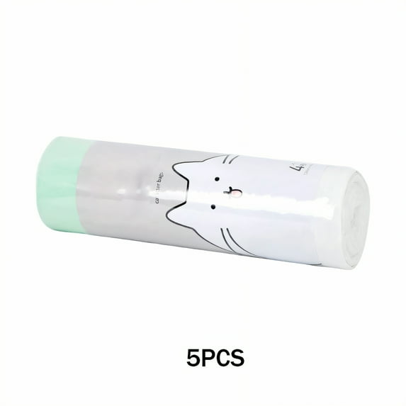 TELOLY 20Pcs Cat Litter Bags,Auto-Collapsing Design Cat Poop Bags,High ...