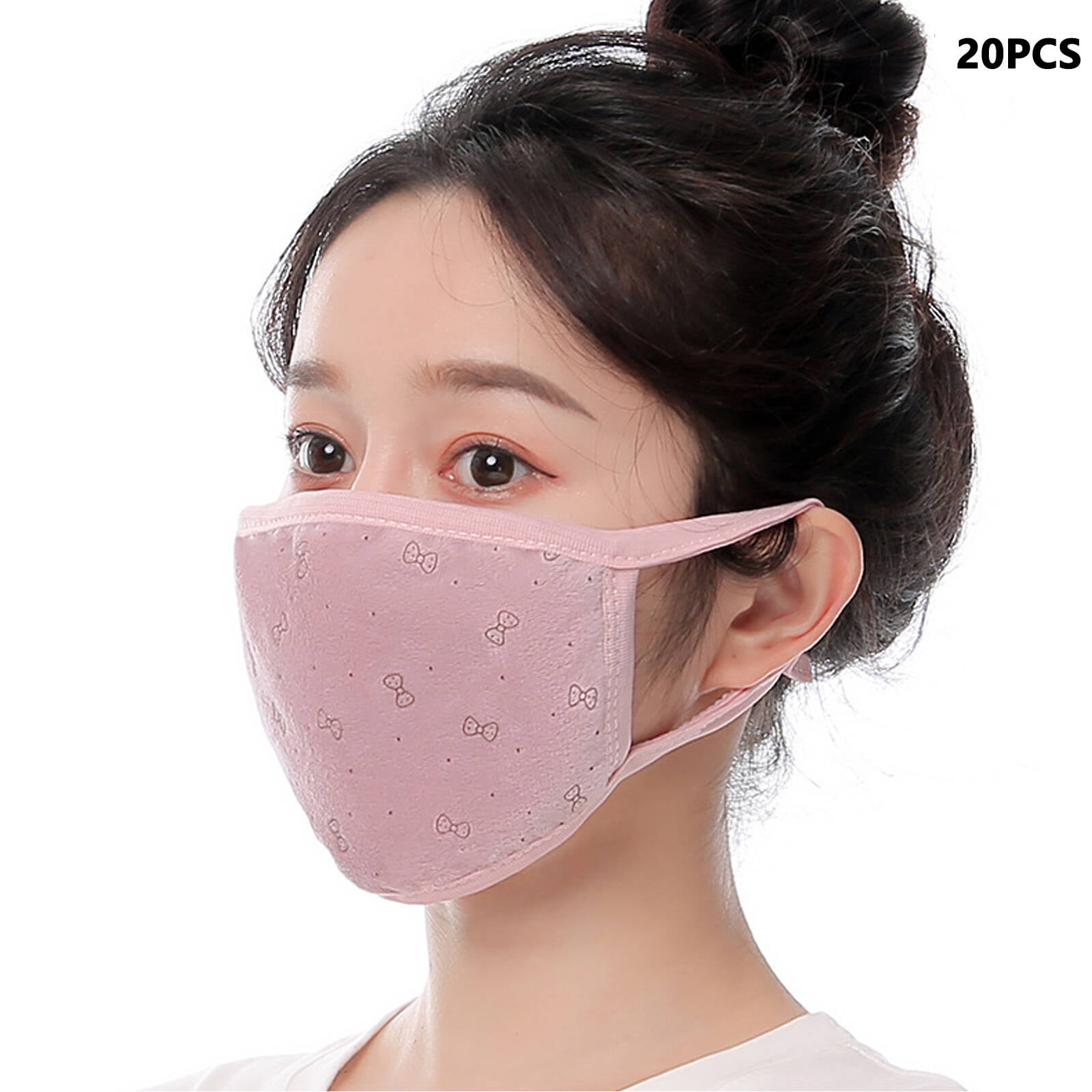 TELOLY 20Pcs Full Face Mask,Secure Filtration Shield facemask,Soft and ...