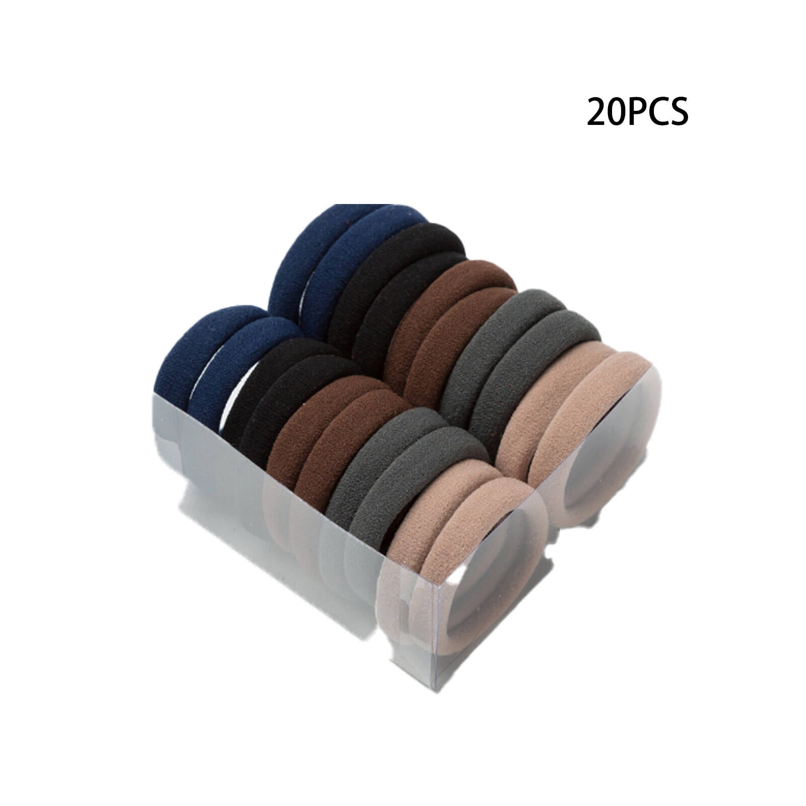 TELOLY 20Pcs Hair Ties Simple Style Hair Ties for Thick Hair High ...
